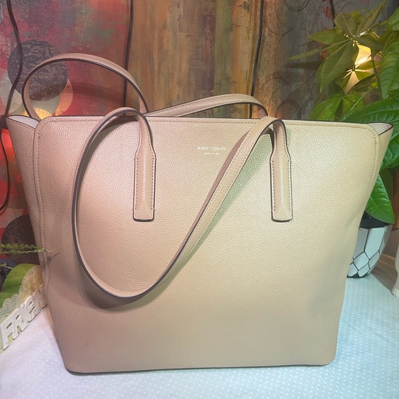 kate spade | Bags | Kate Spade New York Womens Leather Bag Tanneutral ...